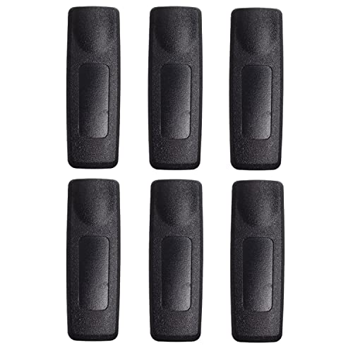 Klykon 6Pack Xpr Belt Clip Compatible for Motorola Radio XPR3300e XPR3500e XPR3500 XPR7550e XPR7580e XPR3000 XPR6550 XPR7550 APX6000 APX8000 APX4000 XPR7350e XPR7580,3.85"