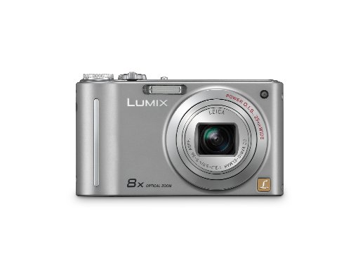 Panasonic Lumix DMC-ZR1 12.1MP Digital Camera with 8x POWER Optical Image Stabilized Zoom and 2.7 inch LCD (Silver)