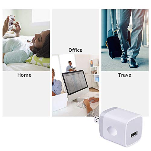 Charging Block, GiGreen 1A USB Wall Charger 3 Pack Single Port Charging Cube Plug Power Adapter Compatible iPhone 14 13 Pro Max 12 11 XS 8 6S SE,Samsung S22+ S21 FE A13 5G S10 S9 S8 A53 A32 A03s,Moto
