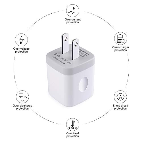 Charging Block, GiGreen 1A USB Wall Charger 3 Pack Single Port Charging Cube Plug Power Adapter Compatible iPhone 14 13 Pro Max 12 11 XS 8 6S SE,Samsung S22+ S21 FE A13 5G S10 S9 S8 A53 A32 A03s,Moto