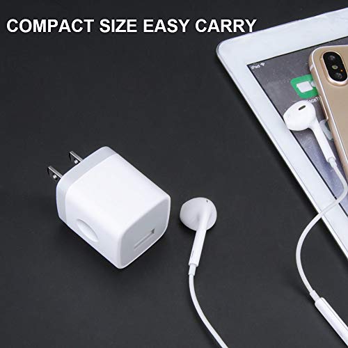 Charging Block, GiGreen 1A USB Wall Charger 3 Pack Single Port Charging Cube Plug Power Adapter Compatible iPhone 14 13 Pro Max 12 11 XS 8 6S SE,Samsung S22+ S21 FE A13 5G S10 S9 S8 A53 A32 A03s,Moto