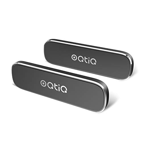 OQTIQ [2 Pack] Magnetic Phone Car Mount, Phone Magnet for Car, Universal Stick On Rectangle Flat Dashboard Car Phone Magnet Mount for Cell Phones and Mini Tablets (Rectangle Flat)
