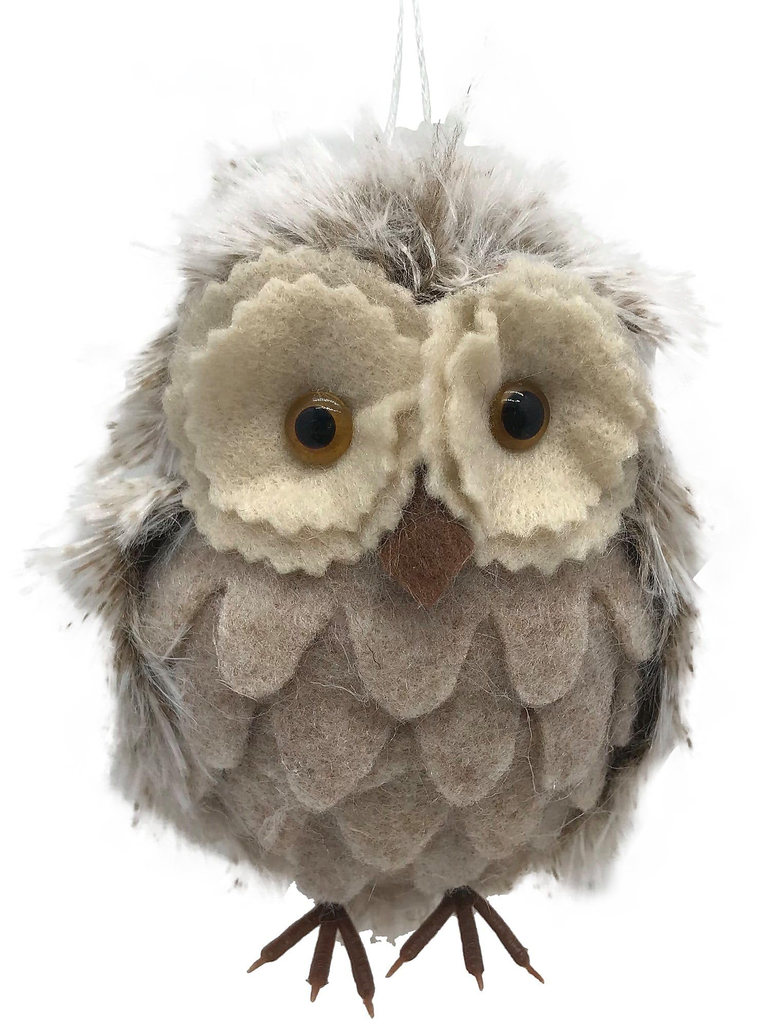 Brighten The Season 4.25 in. Felt Owl Holiday Ornament One Size