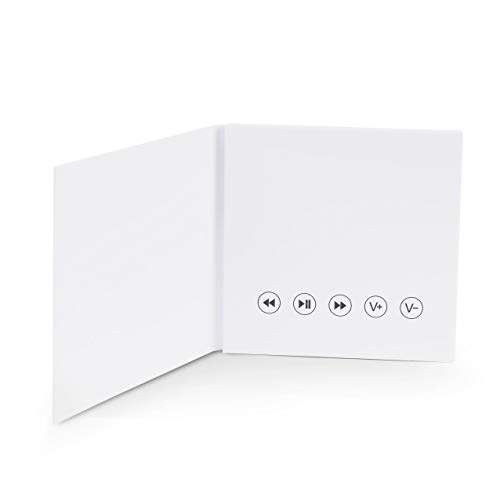 VoiceGift VoiceLP Audio Recording Card, Stores 2 Hours of Clear Audio for Playlist, Special Event Recording, Greeting or Birthday Card