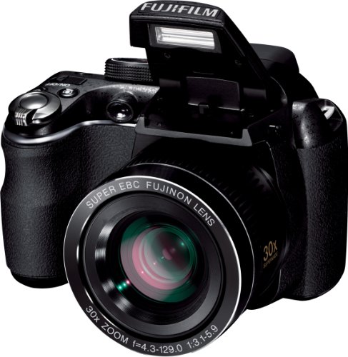 Fujifilm FinePix S4000 14 MP Digital Camera with Fujinon 30x Super Wide Angle Optical Zoom Lens and 3-Inch LCD