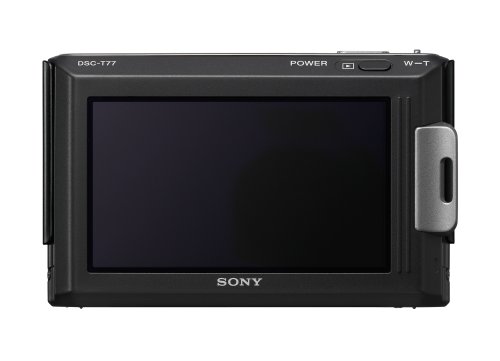 Sony Cybershot DSC-T77 Full HD 1080i, 10.1 MP Digital Camera with 4x Optical Zoom with Super Steady Shot Image Stabilization (Black)
