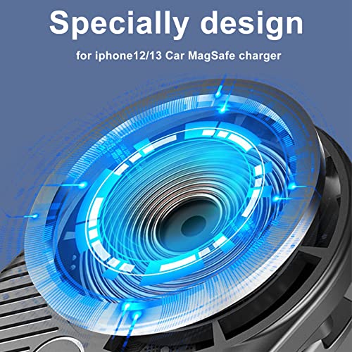 Magnetic Wireless Car Charger Vent Mount for Mag-Safe iPhone 14/14 Pro/13 Pro Max/12/12 Pro/Mini/Pro Max Magnet Car Charger 15W Mag Safe Phone Holder Stand Wireless Charging Air Vent Mount Charger