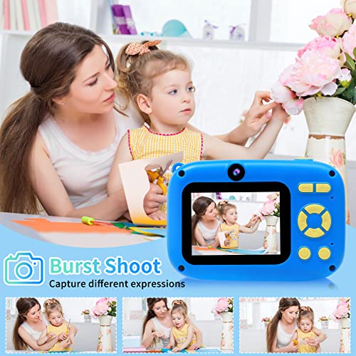 Kids Camera- 40MP Camera for Kids with 2.4 inch Large Screen, 1080P HD Digital Video Cameras for Toddler Children's Birthday with 32GB SD Card, SD Card Reader