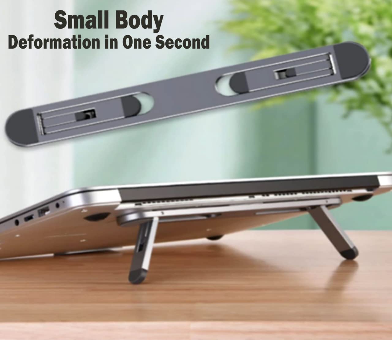 REYPAZ Notebook, Laptop Stand for Desk - Adjustable Ergonomic Aluminum Computer Holder for Laptop - Portable Laptop Holder for Home, Office Desk etc