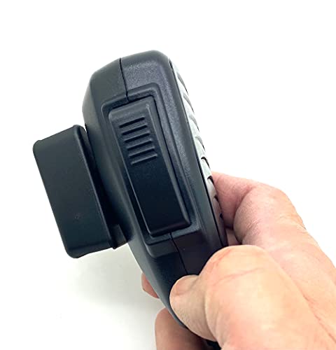 LycoGear Universal Ham CB Radio Microphone Mic Hanger Holder Mount with Adhesive Back, Pre Drill Holes & Single T Tab Connection, KLP-X2