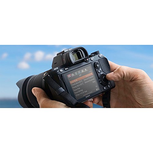 Sony ILCE-7M3K/B a7III Full Frame Mirrorless Interchangeable Lens Camera with 28-70mm Body Bundle with External Flash/Video Light, Sandisk 128GB Memory Card and Monopod