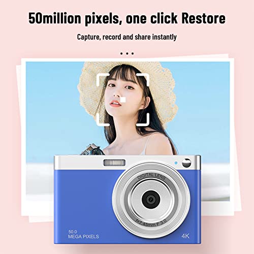 #9c7ETF Digital Camera 1080P Camera Vlogging Camera Video Camera LCD Screen 16X Digital Zoom 50Mp Rechargeable Point and Shoo