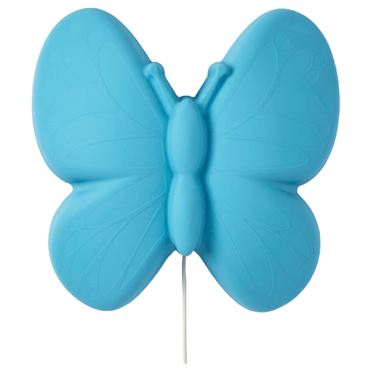 IKEA Little Loved Corner UPPLYST LED Wall Lamp, Butterfly Light Blue