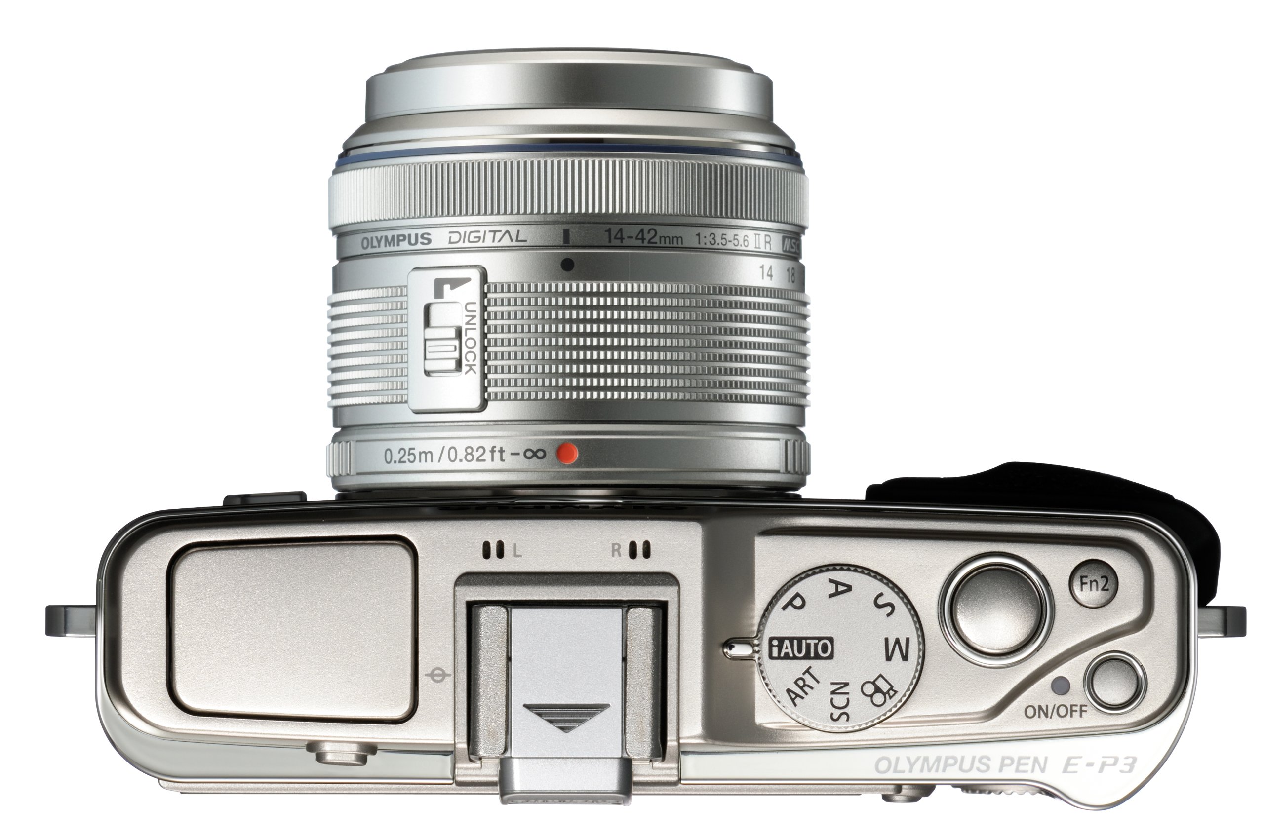 Olympus PEN E-P3 12 MP Live MOS Interchangeable Lens Camera with 14-42mm Zoom Lens (Silver)