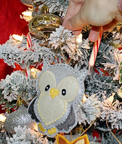 Darware My Forest Friends Christmas Ornament Set (6-Piece Set); Plush Holiday Animal Tree Decoration Set with Baby Woodland Creatures