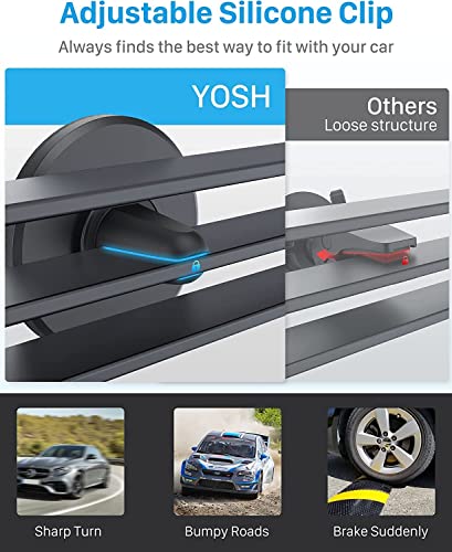 YOSH New MagSafe Air Vent Car Mount Magnet Mobile Phone Holder for Car Vent Car Cradle for iPhone 14 13 12 Pro Max Plus Mini MagSafe Case All Phones Without Extra Metal Plates