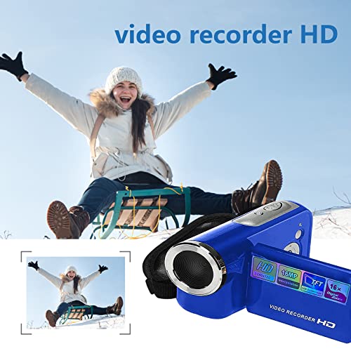 Digital Camera for Teens Kids, 1280P 16MP Kids Camera, 2 Inch LCD Screen Kids Digital Camera with 16X Digital Zoom, Compact Kid Camera for Kids Girls Boys Beginners (Blue)