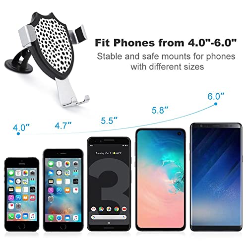 Dalmatians Dog Print Car Phone Holder Mount Universal Cellphone Vent Clamp for Dashboard Windshield Stand