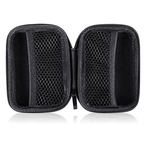 MP3 Player Case for HIFI WALKER H2, H2 Touch, H2 Touch Pro Hi-Res Audio Player, Durable Hard Shell Travel Black Case for MP3 MP4 Players,iPod Shuffle,USB Cable,Earphones,Memory Cards,U Disk,Keys
