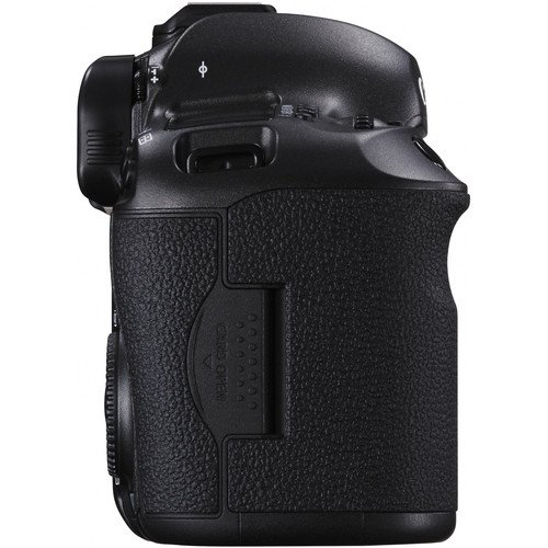 Canon EOS 5DS DSLR Camera (Body Only) (0581C002) + 64GB Memory Card + Case + Card Reader + Flex Tripod + Hand Strap + Cap Keeper + Memory Wallet + Cleaning Kit (Renewed)