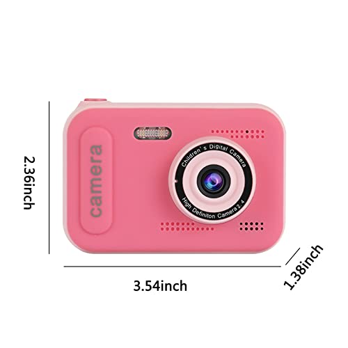 Children's Digital Camera, 2.4 in IPS High-Definition Front and Rear Dual-Camera for Photography Shake-Proof and Fall Proof Game Sports Kids SLR Camera Kids Gift