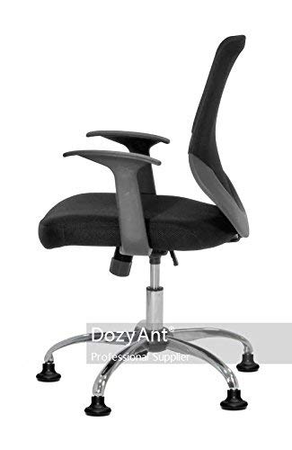 Bell Glides Replacement Office Chair or Stool Swivel Caster Wheels to Fixed Stationary Castors, Low Profile Bell Glides with Soft Rubber Bottom Instead of Self Felt Pads, Chair Feet Wheel Stopper
