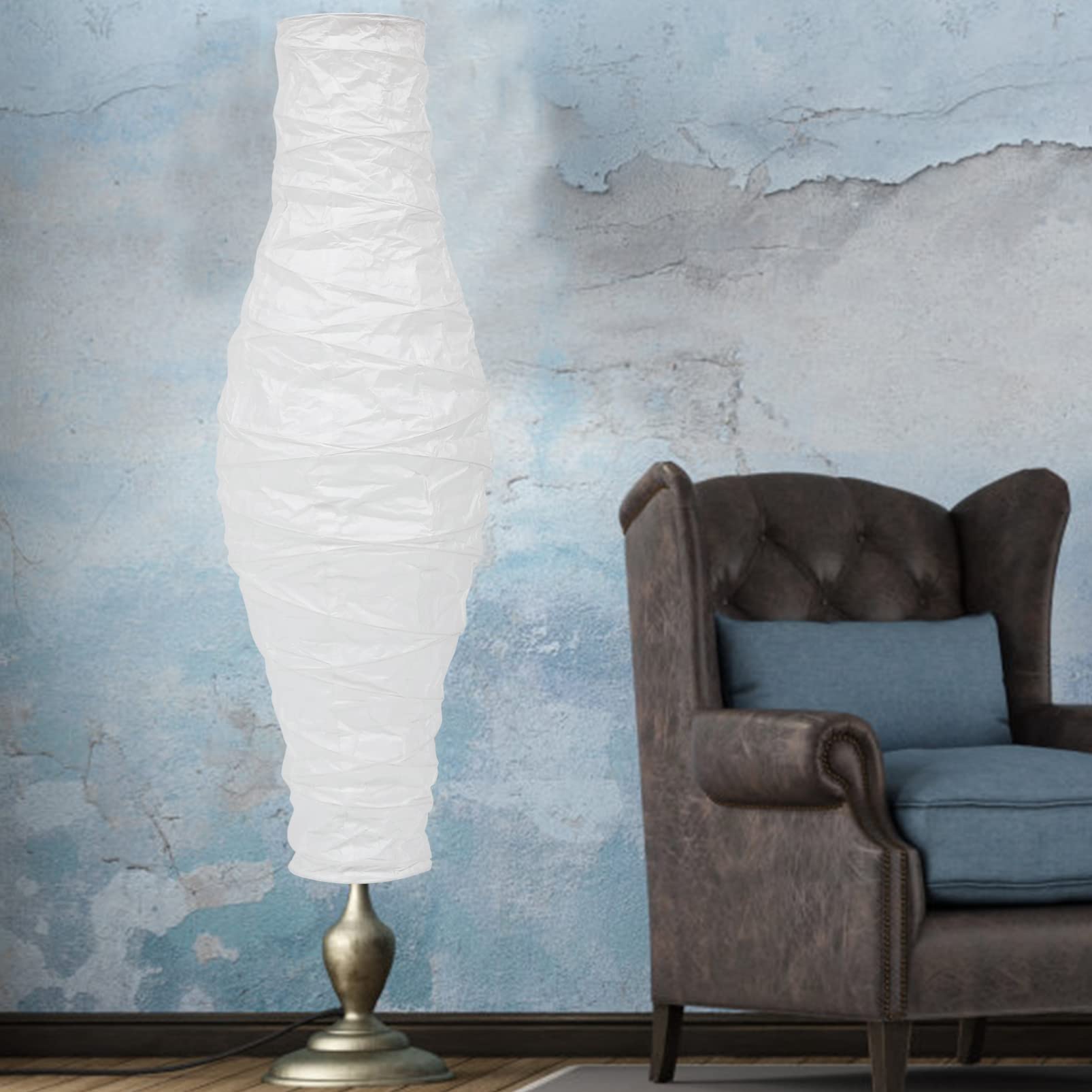 Uonlytech Paper Floor Lamp Shades Nordic Style Table Lampshades Japanese Style Standing Light Cover Light Accessories for Home Bedroom Desk Floor Lamp