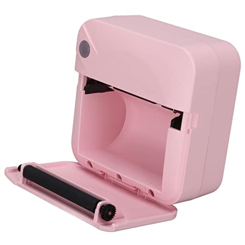Cuifati Mini Pocket Printer, 200DPI Portable Bluetooth Thermal Printer, Inkless Handheld Photo Printer Ergonomic Design Rechargeable Battery Safe Stable, Great Gift for Kids, Girls(Pink)
