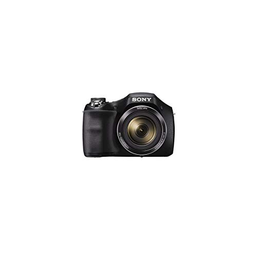 Sony Cyber-Shot DSC-H300 Digital Camera, 20.1MP, 35x Optical Zoom, Black - Bundle with 16GB Class 10 SDHC Card, Camera Bag
