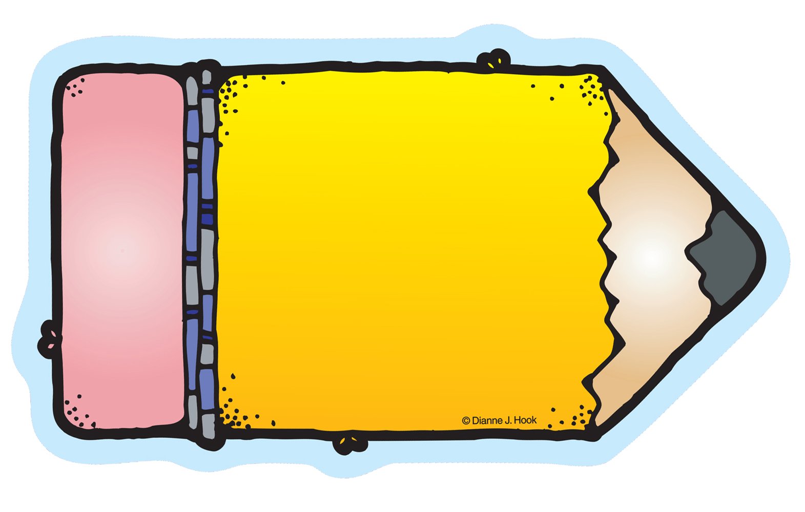 Carson Dellosa Chunky Pencils Cutouts, 36 Pencil Cutouts for Bulletin Board and Classroom Décor, Classroom Cut-Outs for Back to School, Bulletin Board Cutouts, Classroom Cutouts