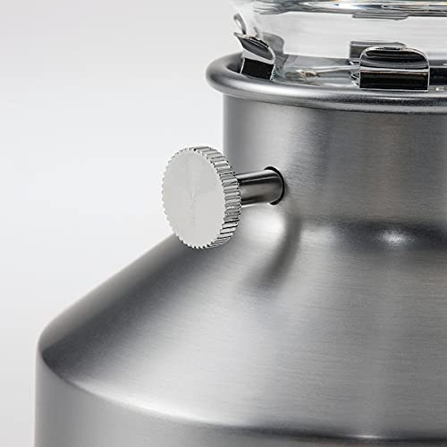 TARNABY Table Lamp 10'' (No Bulb) Stainless Finish LED Light 905.150.66, Silver