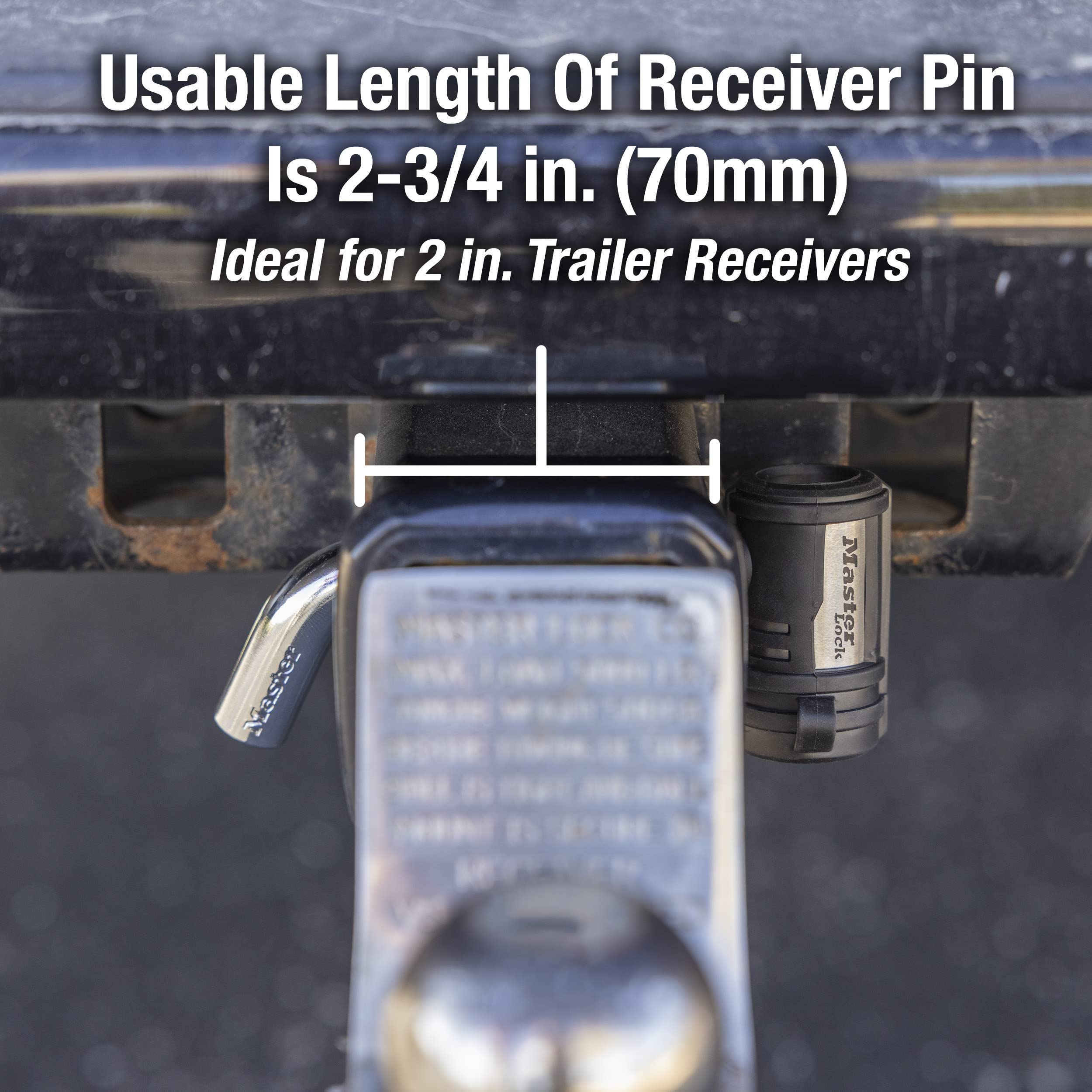 Master Lock 2848DAT Key Alike Set with Receiver and Coupler Latch Locks, 2-Piece Set