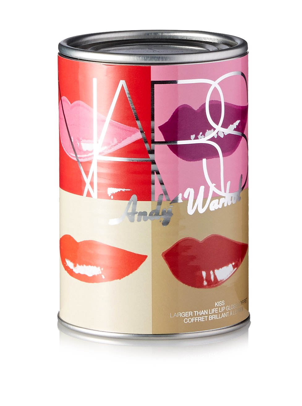 NARS Women's 607845037859 Andy Warhol Kiss Larger Than Life Lip Gloss Coffret, 0.11 oz