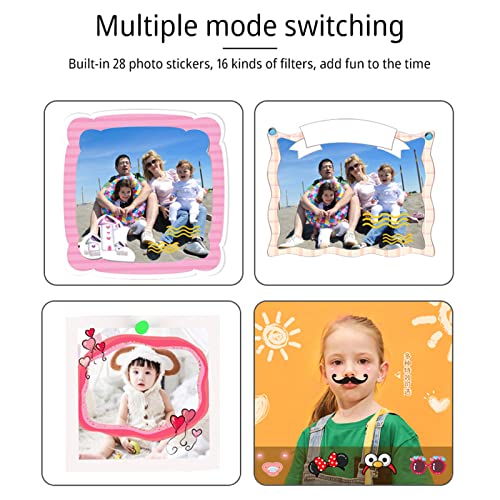 DERCLIVE Camera Children Digital Camera Portable Video Recorder Toy for Girls Boys Gift