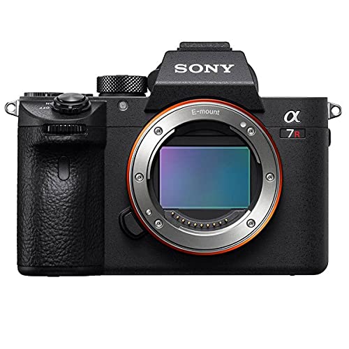 Sony Alpha a7R III Mirrorless Digital Camera Body (V2) Bundle with 128GB SD Card, Bag, Extra Battery, Wrist Trap, Screen Protector and Accessories
