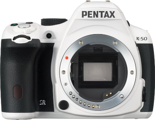 Pentax K-50 16MP Digital SLR Camera Kit with DA 18-135mm WR f3.5-5.6 Lens (White)
