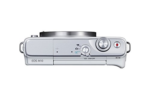 Canon EOS M10 Mirrorless Camera Kit with EF-M 15-45mm Image Stabilization STM Lens Kit (White)