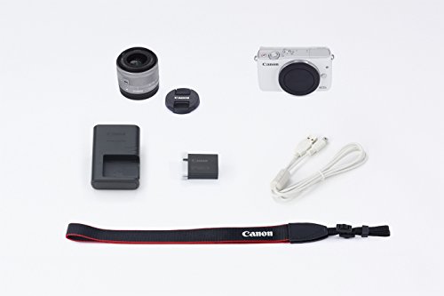 Canon EOS M10 Mirrorless Camera Kit with EF-M 15-45mm Image Stabilization STM Lens Kit (White)