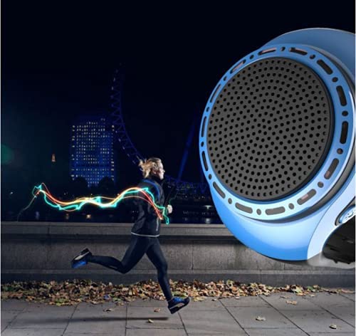 OriDecor Wireless Wearable Waterproof Wrist Portable Bluetooth Speaker Watch with Multi Function FM Radio & MP3 Player & TWS & Selfie & Ultra Long Standby Time for Running, Hiking, Riding(Blue)