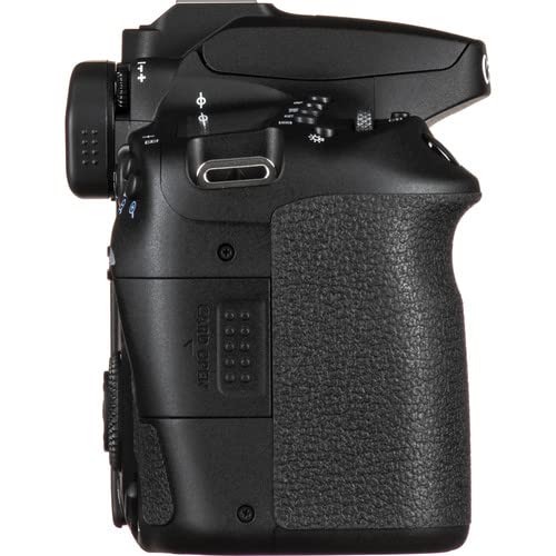 Canon EOS 90D DSLR Camera (Body Only) (3616C002) + 64GB Memory Card + Case + Corel Photo Software + LPE6 Battery + Charger + Card Reader + Flex Tripod + Hand Strap + More (Renewed)