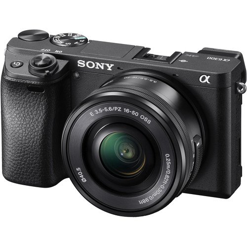 Sony Alpha a6300 Mirrorless Camera W/ 16-50mm Lens Black ILCE6300L/B W/Soft Bag, Zhiyun-Tech WEEBILL Stabilizer, 2X Extra Batteries, Rode Mic, 2X 64GB Cards, 4K Monitor, Plus Essential Accessories