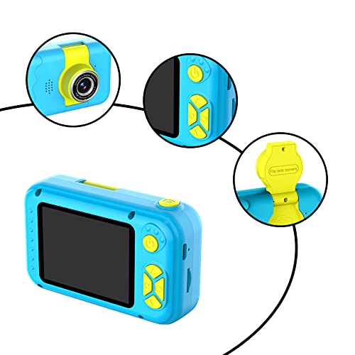 topliu Kids Camera Toys, 40 Million High-Definition Children's Camera, 180 ° Rotatable Lens Digital Camera, 2.4 Inch Large Screen Student Camera, Parent-Child Gift Camera.