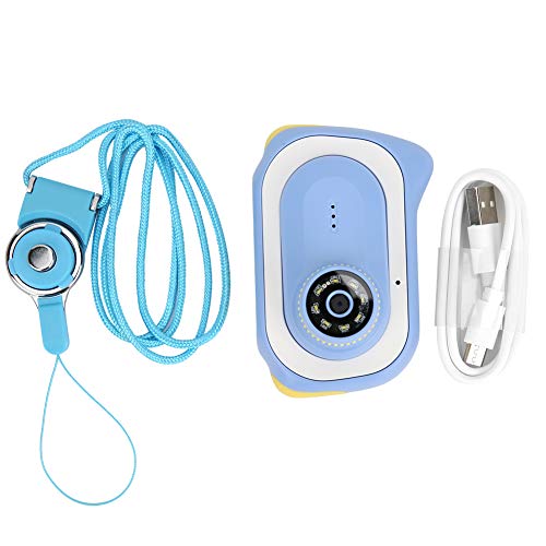 Plastic Blue 2 in 1 Electron Microscope 2 Inch Eye Protection Screen High Definition Mini Children Digital Camera Toys