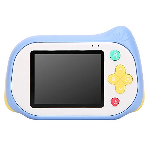 Plastic Blue 2 in 1 Electron Microscope 2 Inch Eye Protection Screen High Definition Mini Children Digital Camera Toys