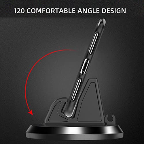 KIFIDAN Mobile Phone Bracket car Dashboard Mobile Phone Navigation Free Rotation Center Console Suction Cup Mobile Phone Navigation Bracket Universal…
