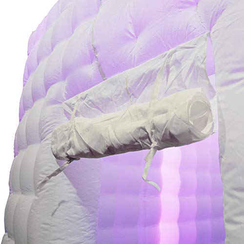 TKLoop Inflatable Photo Booth Enclosure 16 Colors with Blower Portable Photo Booth 8.2ft Studio Tent Great for Wedding, Party, Events, Birthday, Bars White (1 Door)