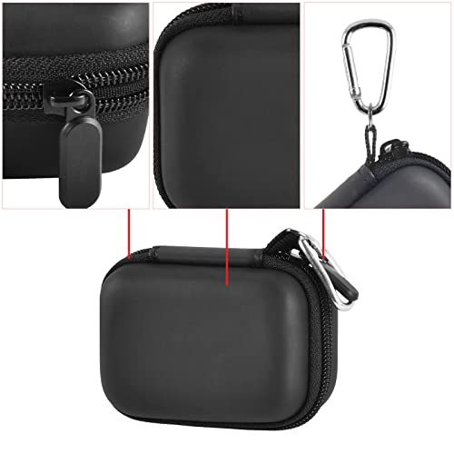 Case Compatible with iWALK Portable Charger Power Bank 4500/ 4800mAh. Charging Battery Pack Holder Storage for LinkPod Mini for iPhone 13/ 12/ 11/ Pro Max, Pocket Organizer for USB-C - Black Bag Only
