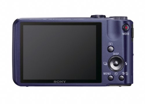 Sony Cyber-Shot DSC-HX7V 16.2 MP Exmor R CMOS Digital Still Camera with 10x Wide-Angle Optical Zoom G Lens, 3D Sweep Panorama, and Full 1080/60i HD Video (Blue)
