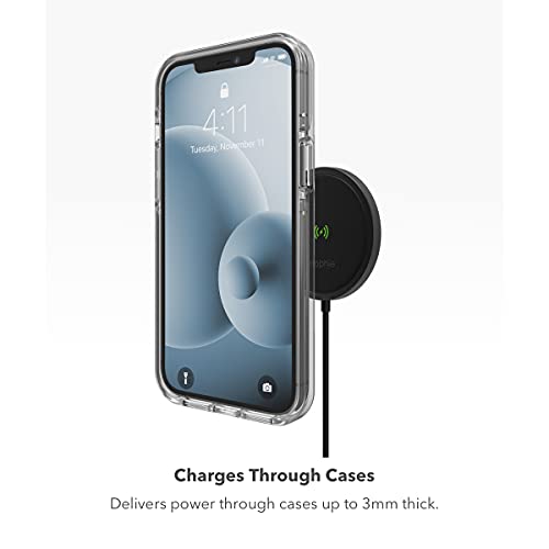 mophie snap+ Wireless Charger - 15W Wireless Charging pad for Qi-Enabled and MagSafe Compatible Devices, compatible with All new iPhones