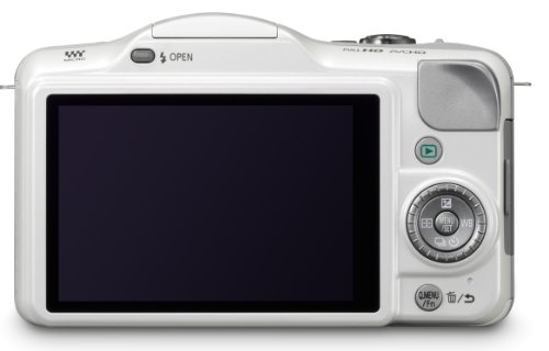 Panasonic Lumix DMC-GF3KW 12 MP Micro 4/3 Compact System Camera with 3-Inch Touch-Screen LCD and 14-42mm Zoom Lens (White)